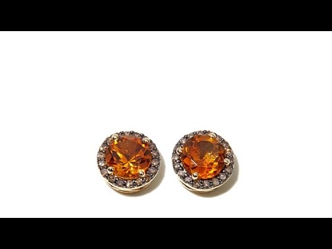 Rarities10KGemstone DiaStudEar