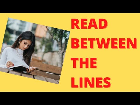 Read between the lines meaning in Hindi । Engaging English