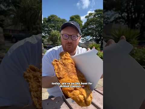 BIGGEST FISH AND CHIPS IN THE UK!? #fishandchips #takeaway #foodie #shorts #foodreview #food