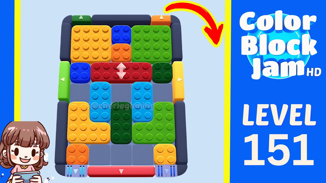 Color Block Jam Level 151 Solution Walkthrough