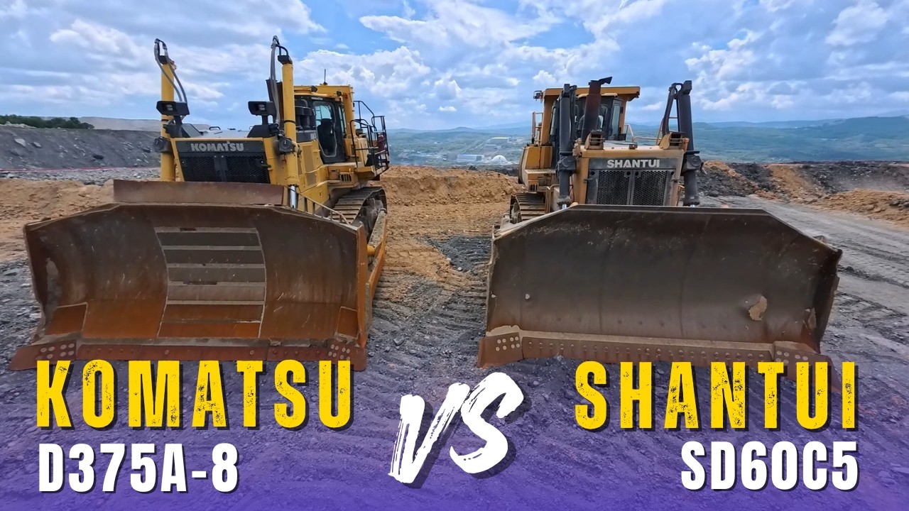 Comparison Komatsu D375A-8 vs Shantui SD60C5 Which One Is Better Bulldozer?