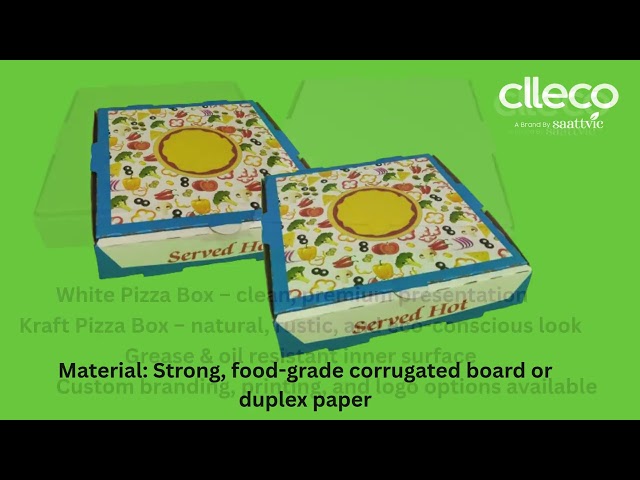 Pizza Box Plain White - 6" White Pizza Box Manufacturer from Mumbai