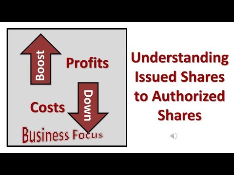 Understanding Issued Shares to Authorized Shares