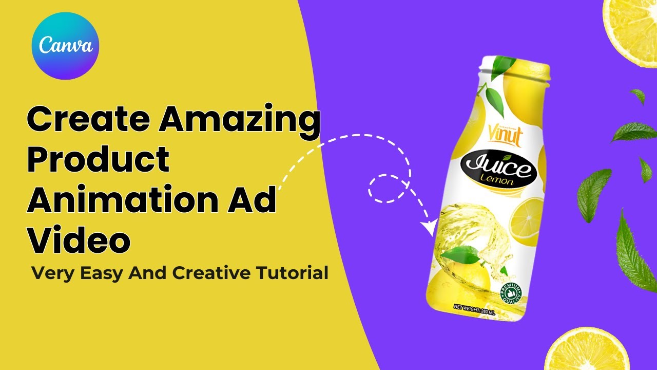 Create Professional Product Animation Ads Using Canva - Step-by-Step Tutorial #canva