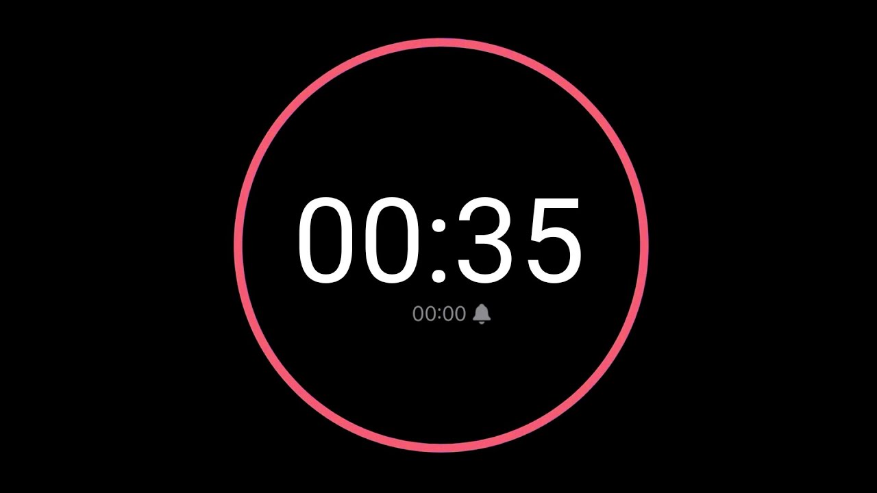 35 Second Countdown Timer / iPhone Timer Style