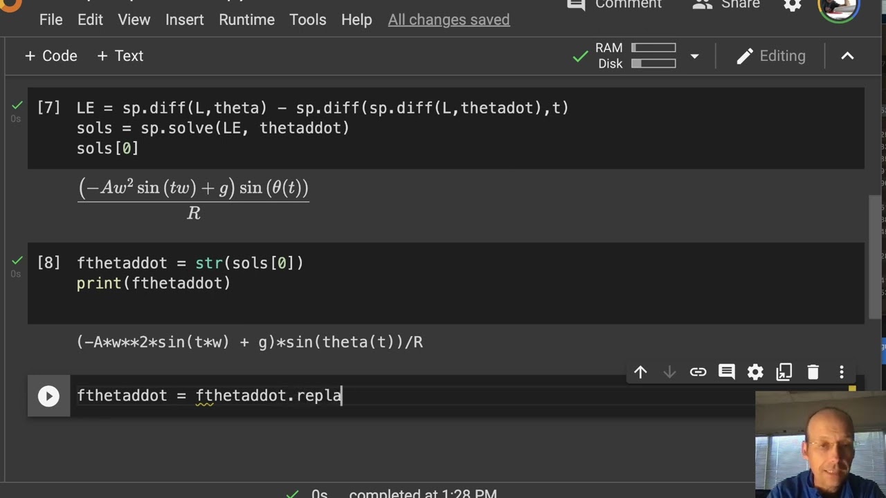 Modeling Kapitza's Inverted Pendulum with Python
