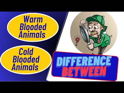 Difference between Warm Blooded Animals and Cold Blooded Animals #biology #bivkedar