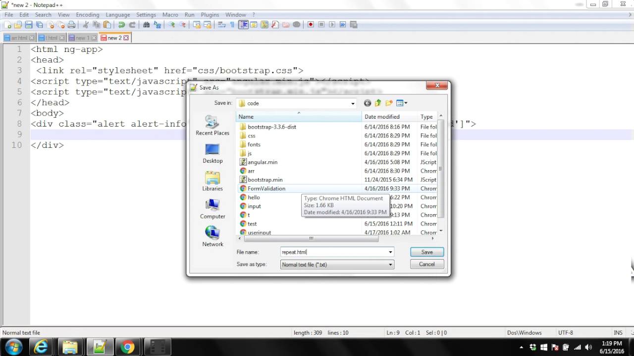 AngularJS ng repeat Directive To Iterate Over an Array Elements