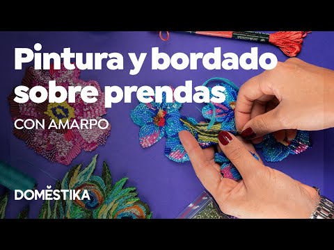 Diseño de moda: pintura y bordado sobre prendas - Curso online de Ana María Restrepo