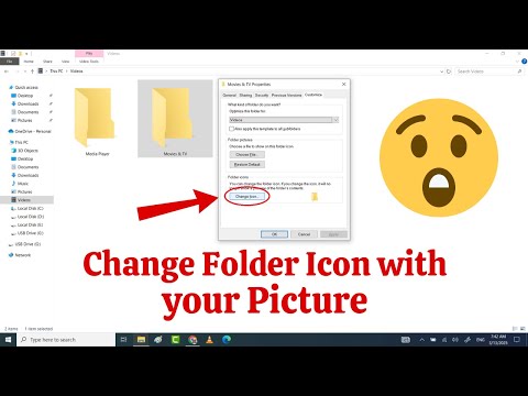 CUSTOMIZE Your Folder Icons With ANY Picture