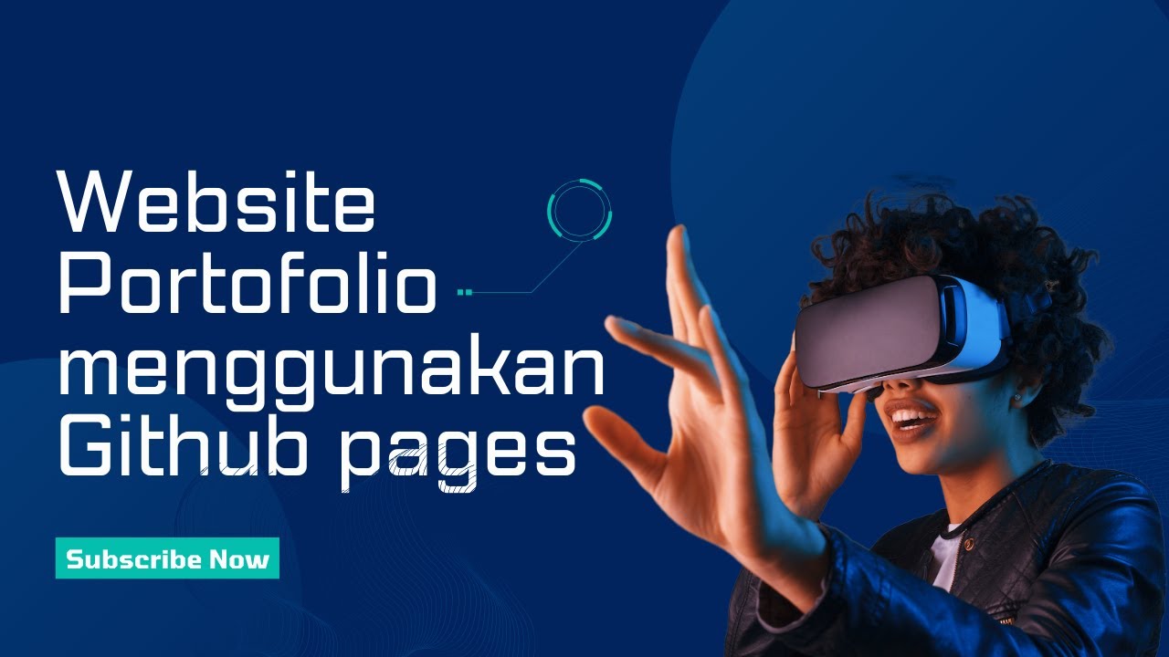 Cara Membuat Website Portofolio Gratis Sampai Online di Github Pages.