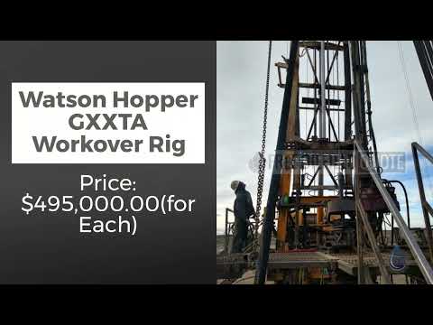 Watson Hopper GXXTA Workover Rig in Good Condition – Oilfield Equipment ...