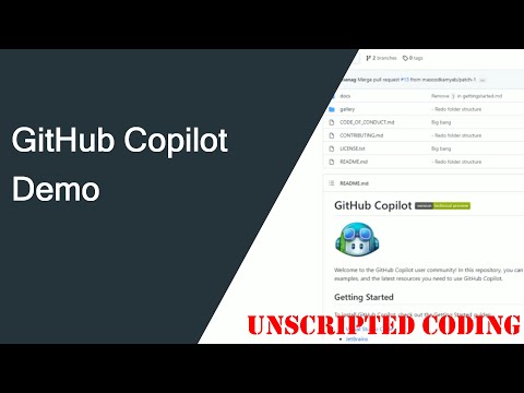 GitHub Copilot demonstration: AMAZING automatic coding powered by AI! | Unscripted Coding