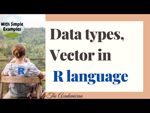 [R4] Data types, Vector in R Language