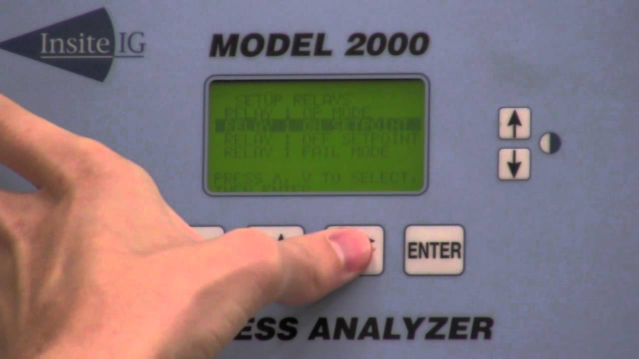 InsiteIG Model 2000 Configuration