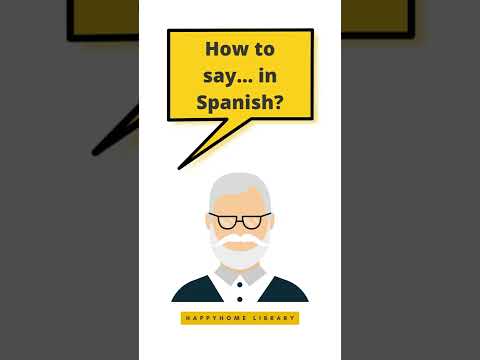 #Shorts | HOW TO SAY 'GRANDFATHER' IN SPANISH? (SPANISH VOCABULARY) | HAPPYHOMELIBRARY