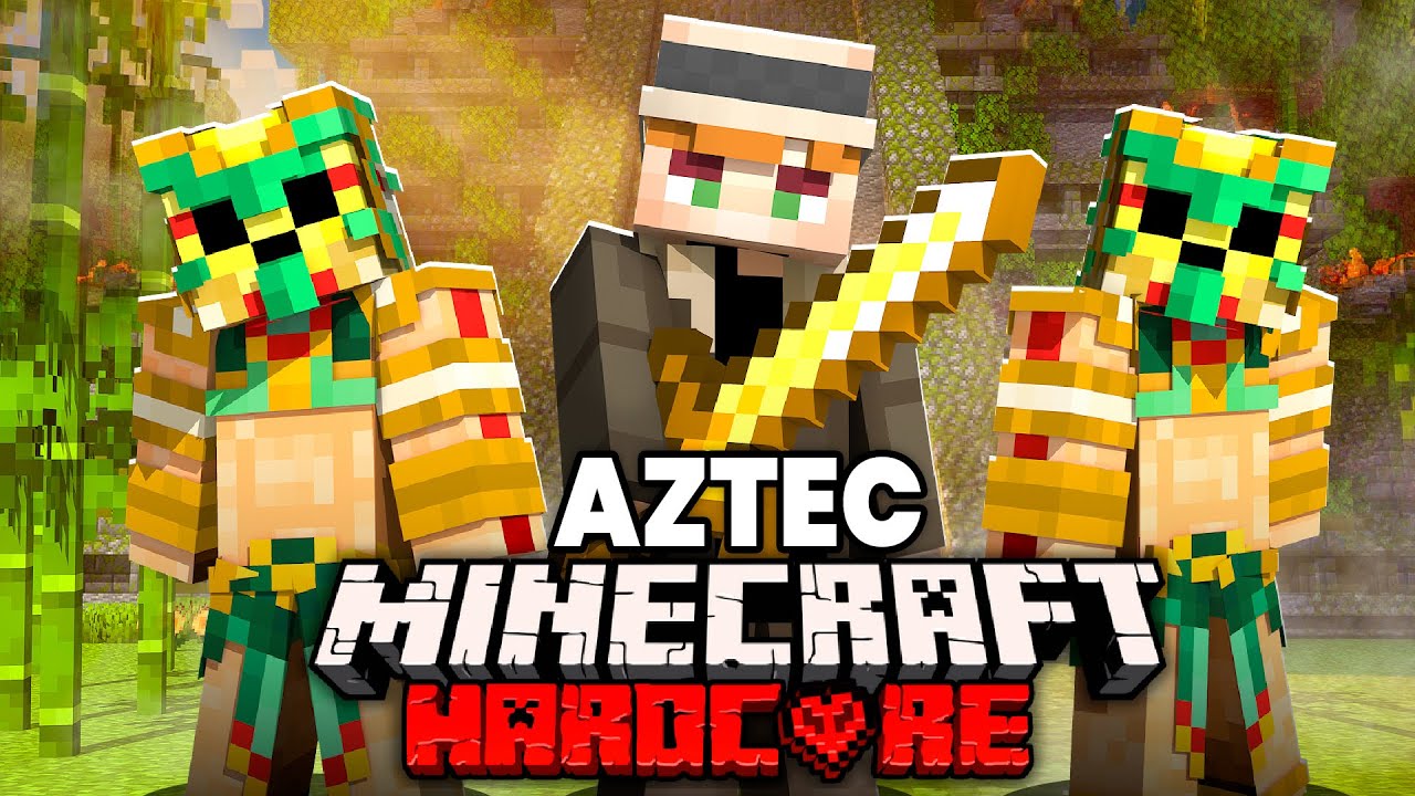 100 Players Simulate an Aztec Tournament in Minecraft