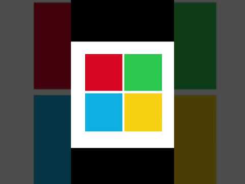 #Microsoft logo🪟✴in ms paint|#how to draw in ms paint|#ms paint drawing#easy drawings for beginners