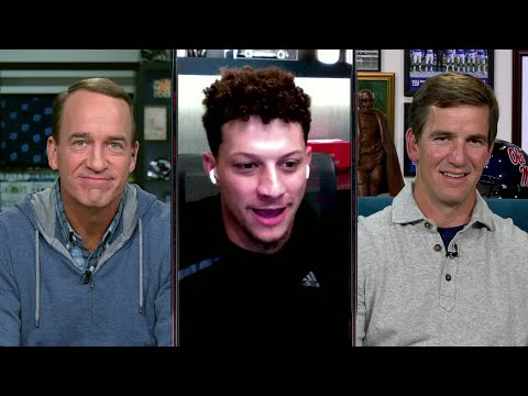 Patrick Mahomes joins the Manning Cast on 'MNF' to talk Eagles matchup | Week 10