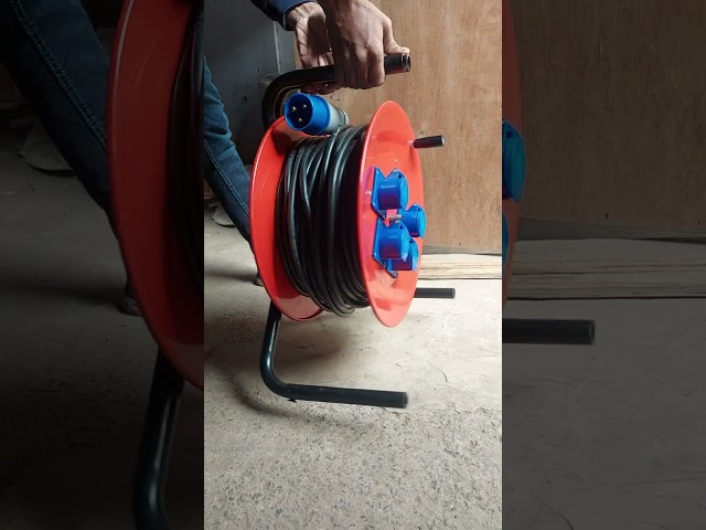 cable reel - Pvc Cable reel 16 A 3 Pin 2 Socket Industrial And 16 A 3 ...