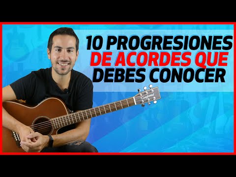 🎯 Las 10 Progresiones de Acordes de Guitarra más utilizadas