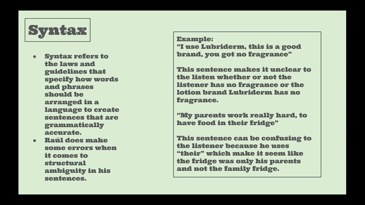 Language Analysis   Google Slides 2