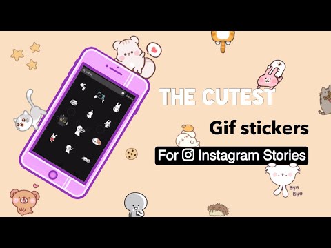 Cute Character GIF Stickers for Instagram Stories || Part 3