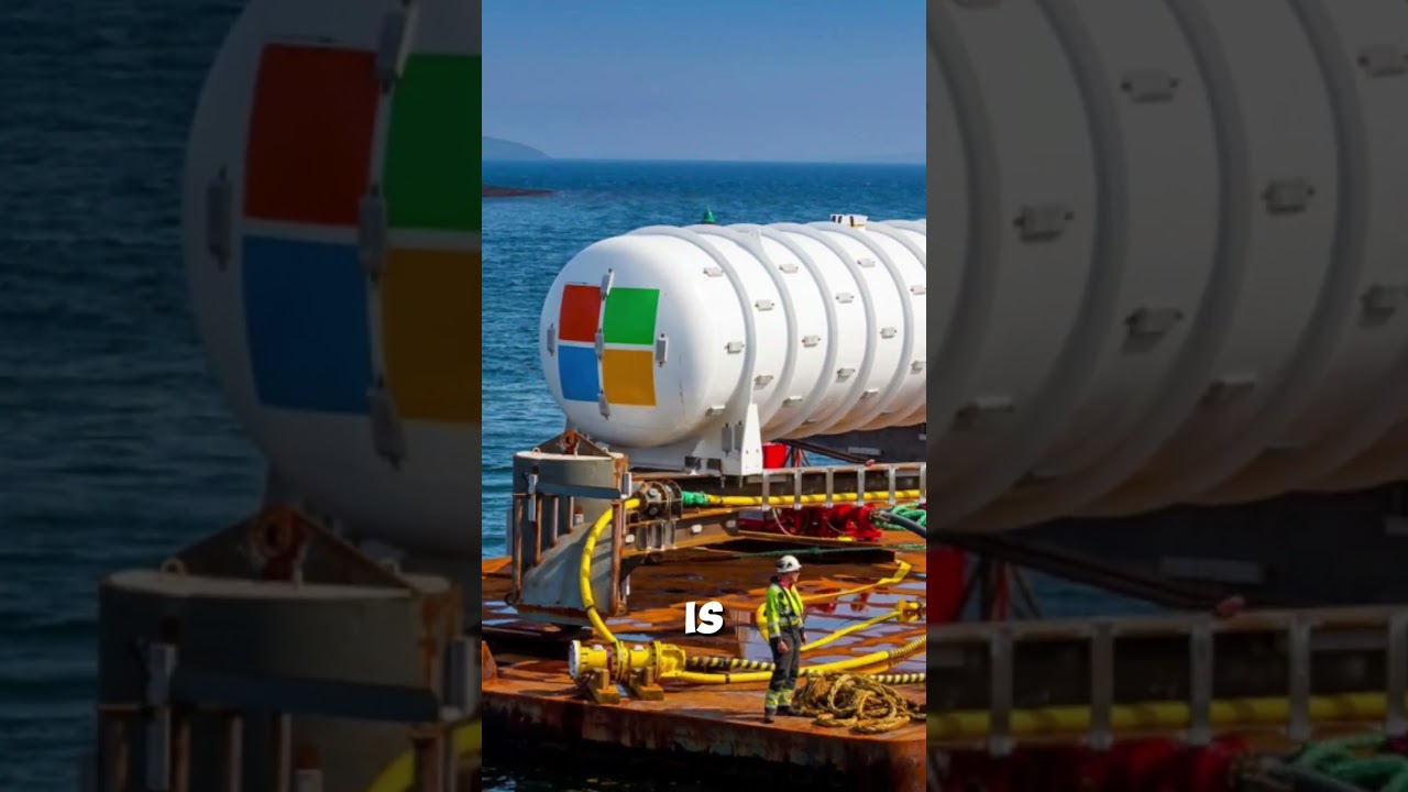 The Secret Behind Microsoft's Underwater Data Center #sciencefacts #facts