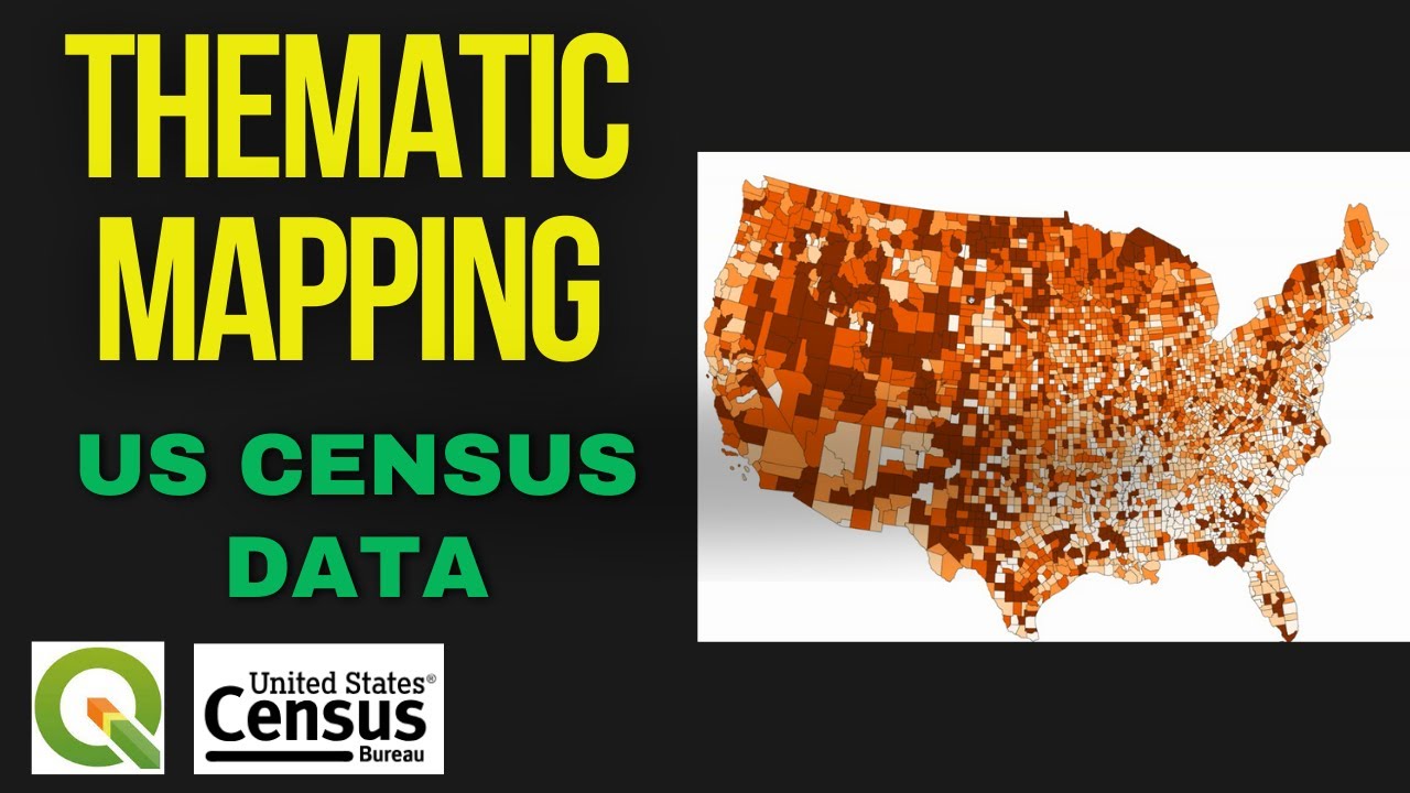 Thematic Mapping with QGIS | Visualizing US Census Data