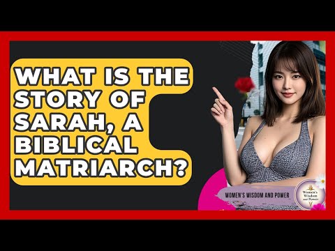 What Is The Story Of Sarah, A Biblical Matriarch? - Womens Wisdom and Power