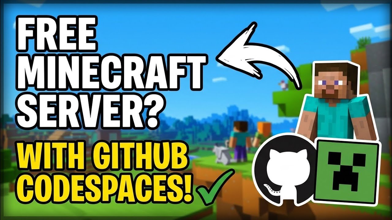 Host your own FREE Minecraft Server (GitHub Codespaces)
