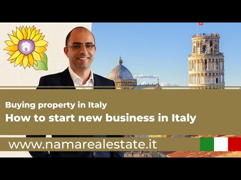 Buying a property in Italy - How to start new business in Italy