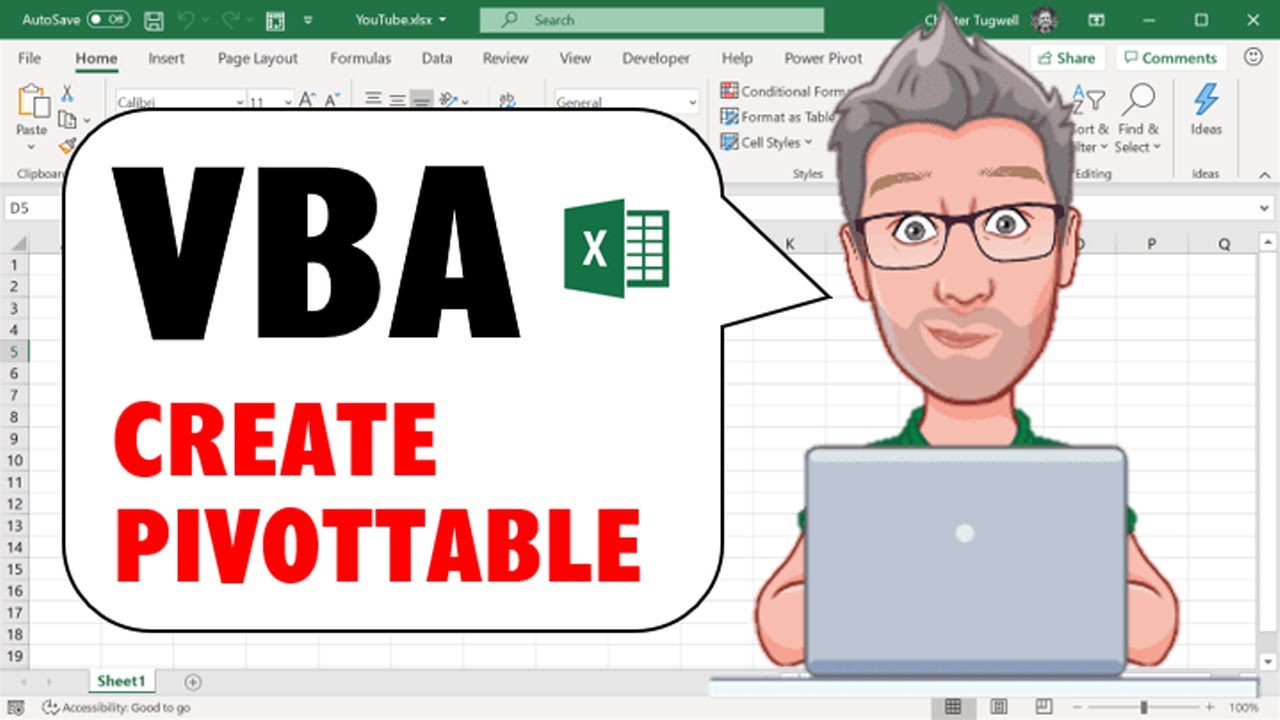 Excel VBA Macro to Create a PivotTable