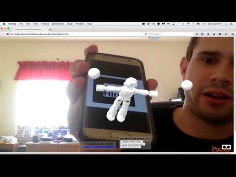 Learn Augmented Reality for JavaScript Developer Create AR Business Card with A frame AR js ...