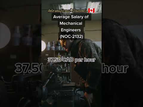 How much does a Mechanical engineer make in Canada? #shorts