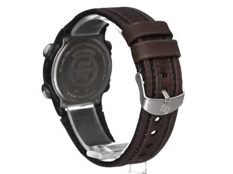 Timex Men's T48042 Expedition Digital Chrono Brown Nylon Strap Watch