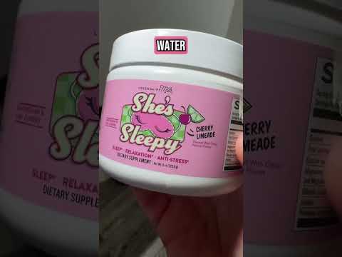 She’s Sleepy - Sleepy Girl Mocktail Milk natural sleep aid melatonin-free sleep supplement