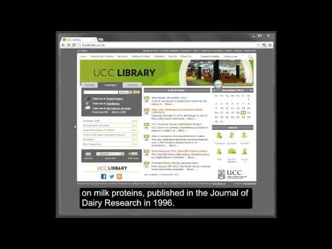How to do a Journal Search in the UCC Library