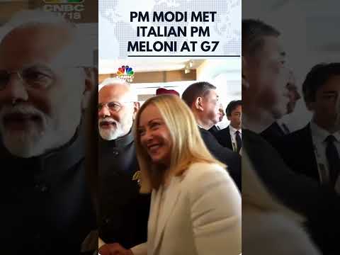 PM Modi Meets Italian Counterpart Giorgia Meloni On Sidelines Of G7 Summit In Canada | N18G