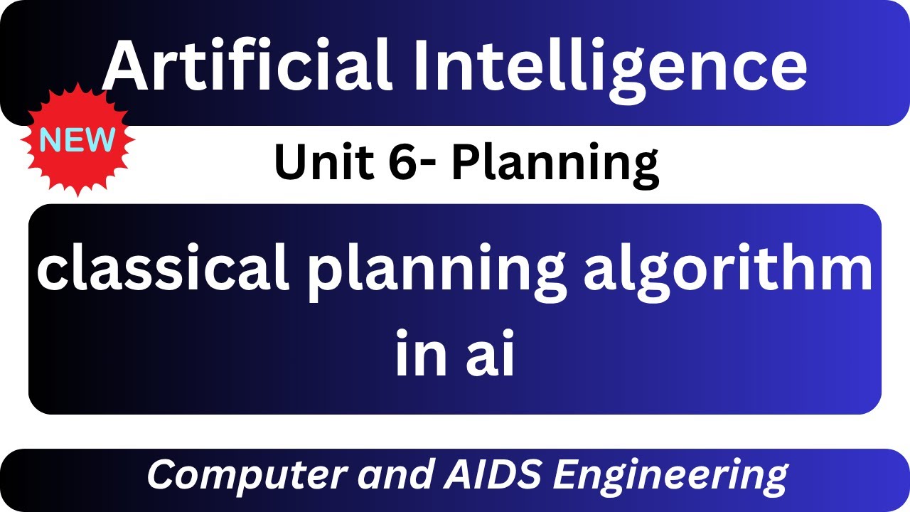 classical planning algorithm in ai | classical planning approaches in artificial intelligence