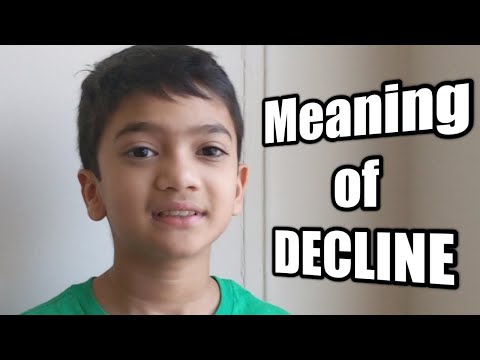 Meaning Of Decline