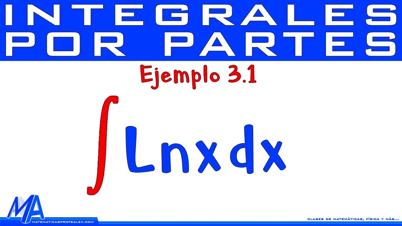 Integration by Parts | Example 3.1 Natural Logarithm