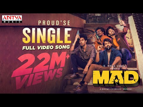 Proud'Se Single Full Video Song |MAD |Kalyan Shankar |S. Naga Vamsi |Bheems Ceciroleo | Telugu Songs