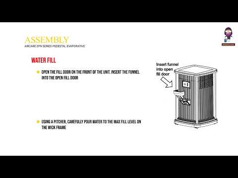 AIRCARE EP9 Pedestal Evaporative Humidifier User Guide | How to Use and Maintain