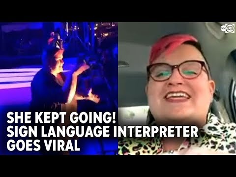 Watch “Sign language interpreter goes viral over rap concert” on ...