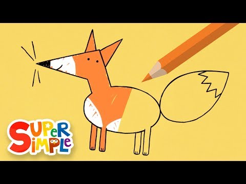 Draw And Color A Fox | + More Drawing For Kids | Watch & Learn