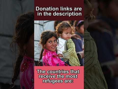 Countries with Most Refugees #refugees #humanrights #migrants #refugeecrisis