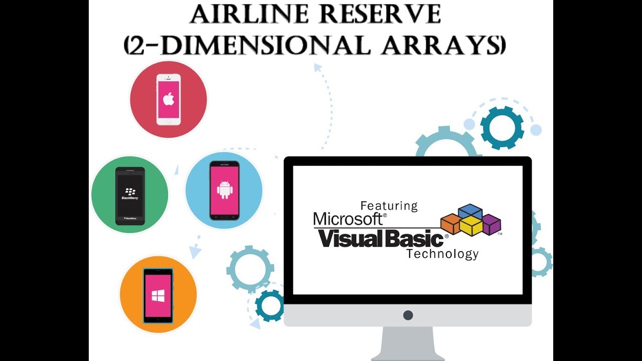 Visual Basic Programming Tutorial with code - Airline Reserve (2-Dimensional Arrays)