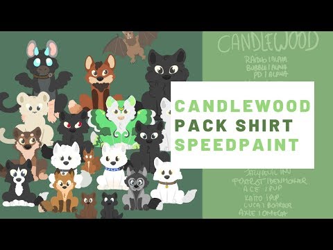 SPEEDPAINT - candlewood Group Art || Pack shirt 2019