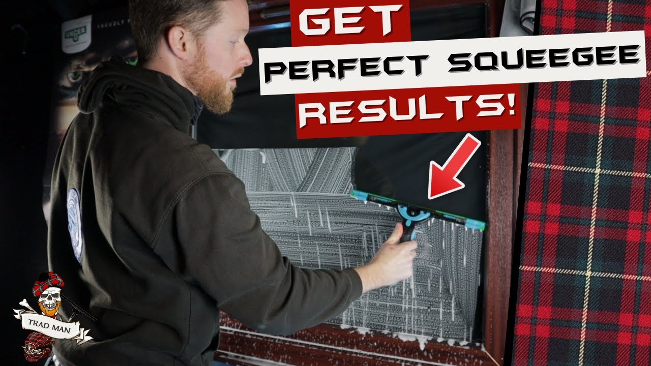 Squeegee A Window PERFECTLY